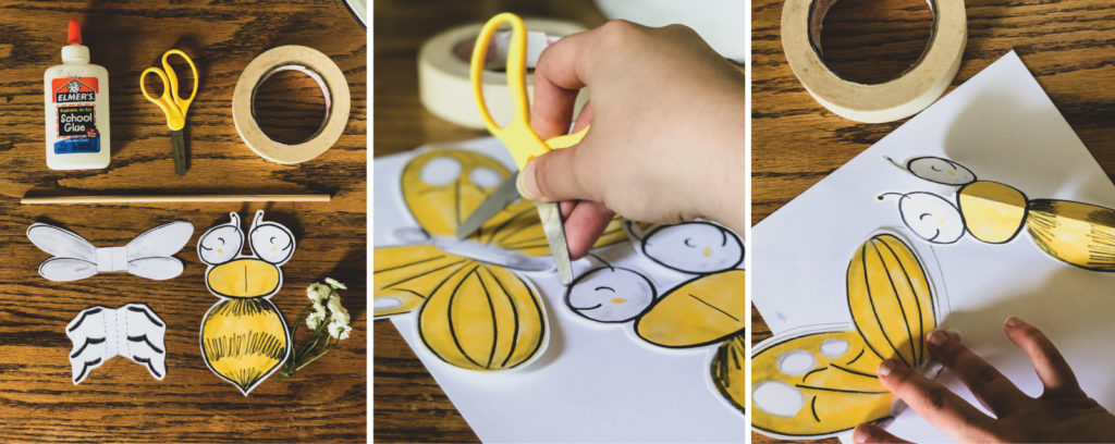 Bee & Butterfly Puppets | emmawalkercr.com