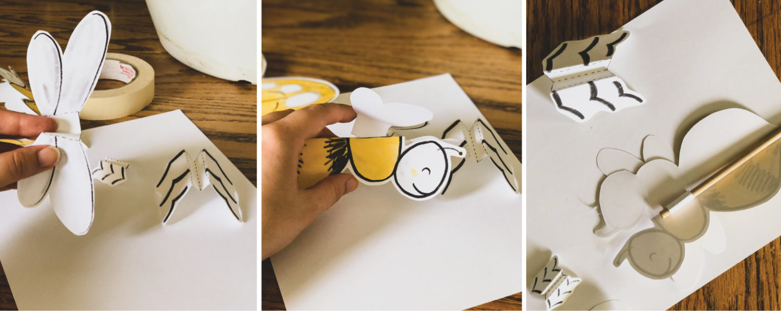 Bee & Butterfly Puppets | emmawalkercr.com